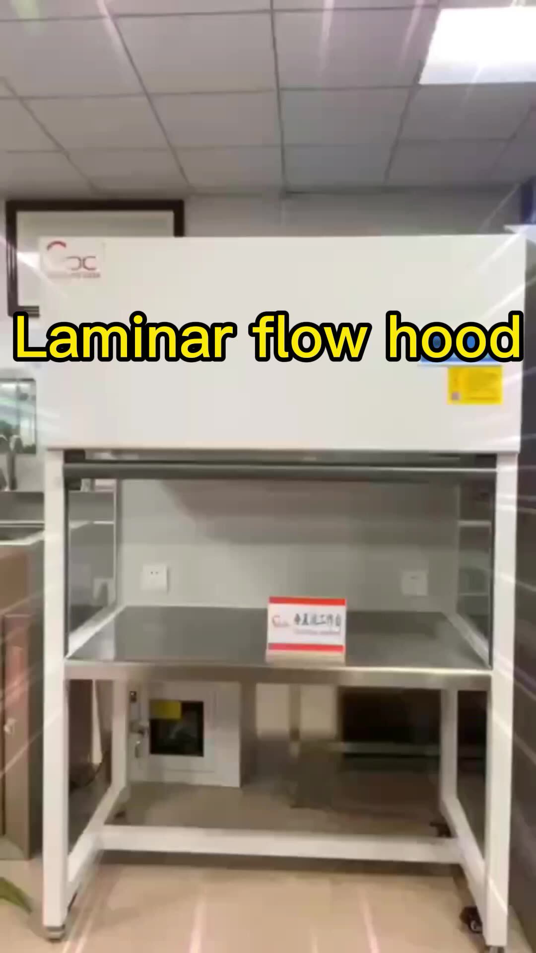 Desktop Laminar Flow Hood Vertical Laminar Air Flow Cabinet Iso Class 5 ...