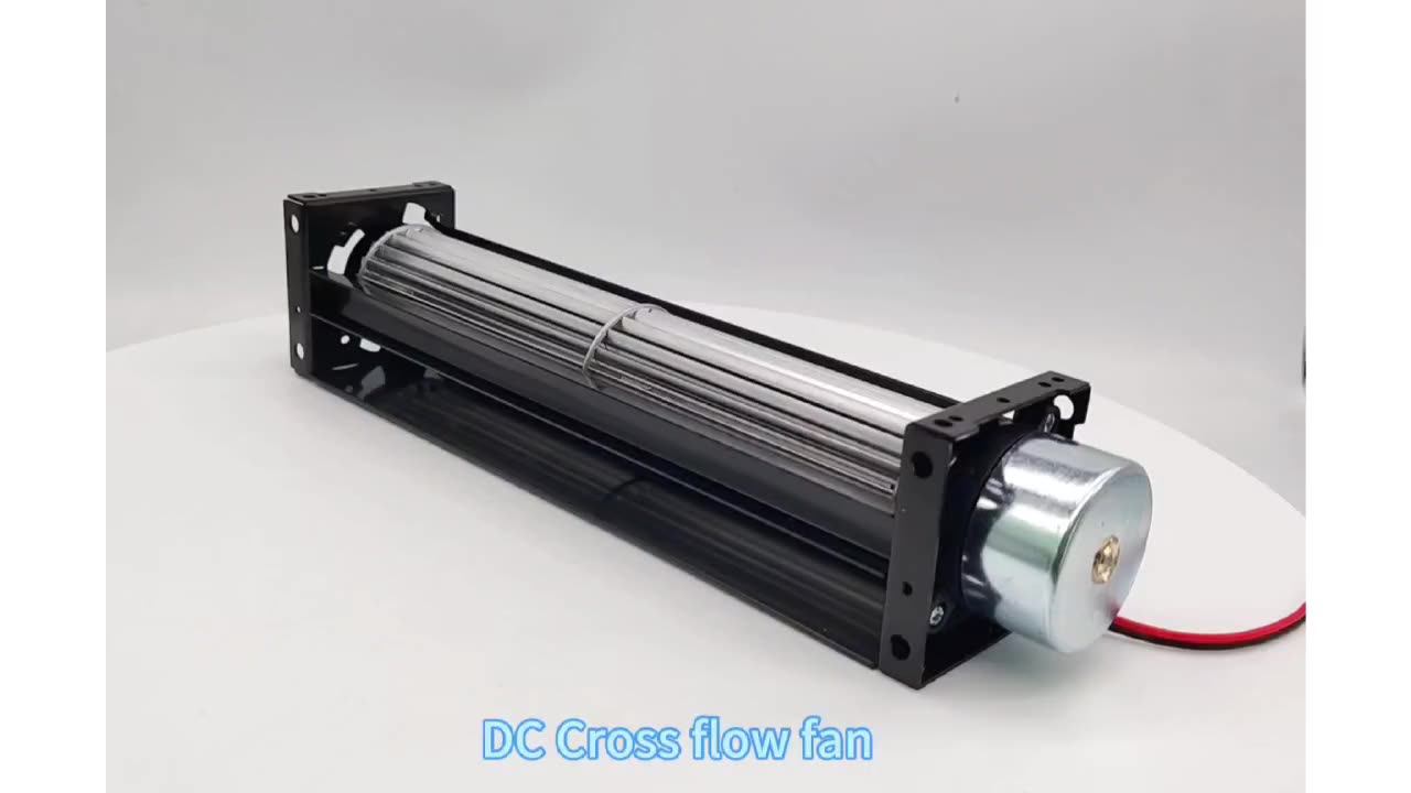 420mm 12v/24v Dc Motor Cross Flow Fan 50mm Tangential Fan Blower For ...