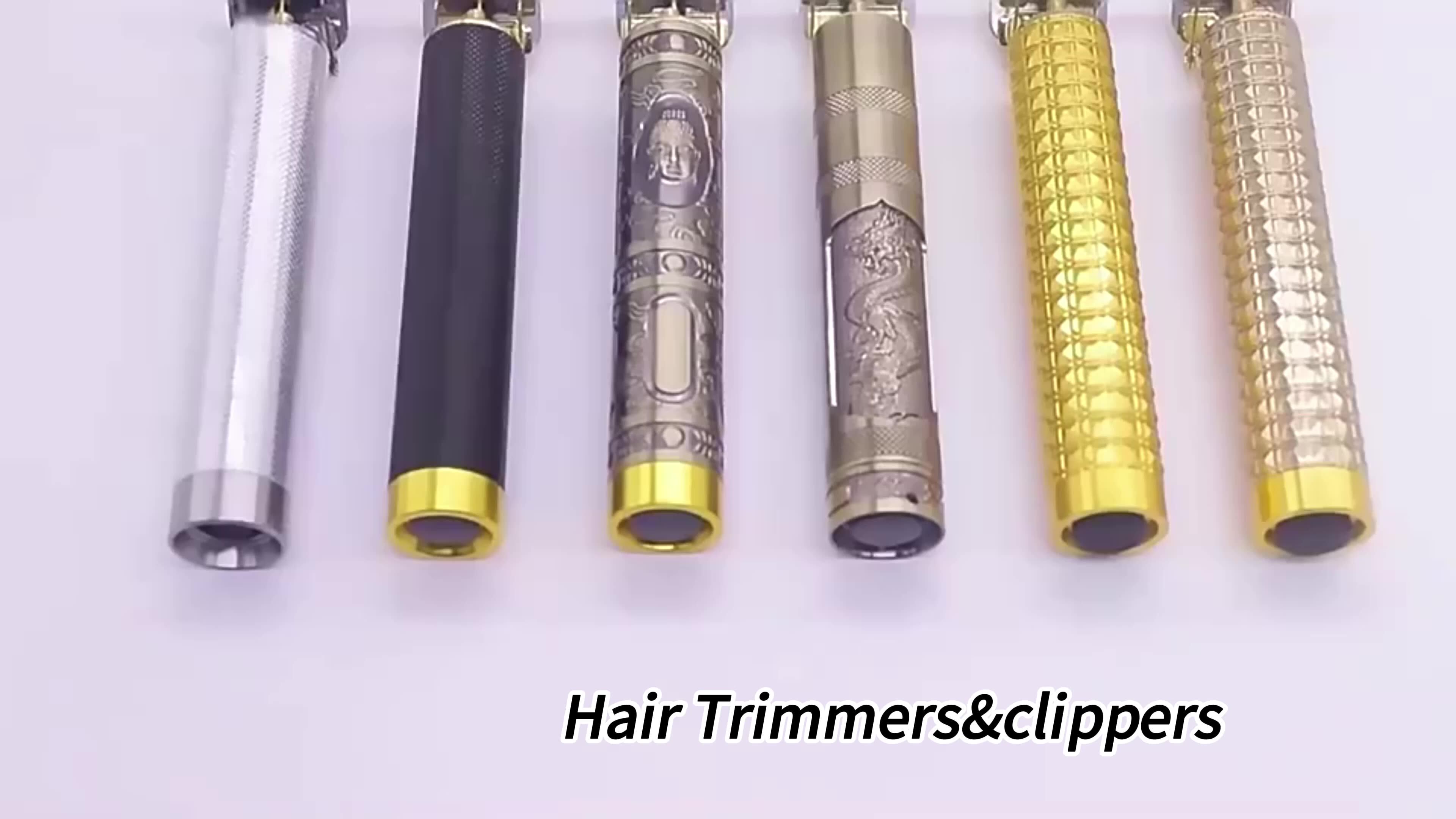 Spiral Pattern Hair Clipper Rechargeable Trimmer For Men Barber Hair ...