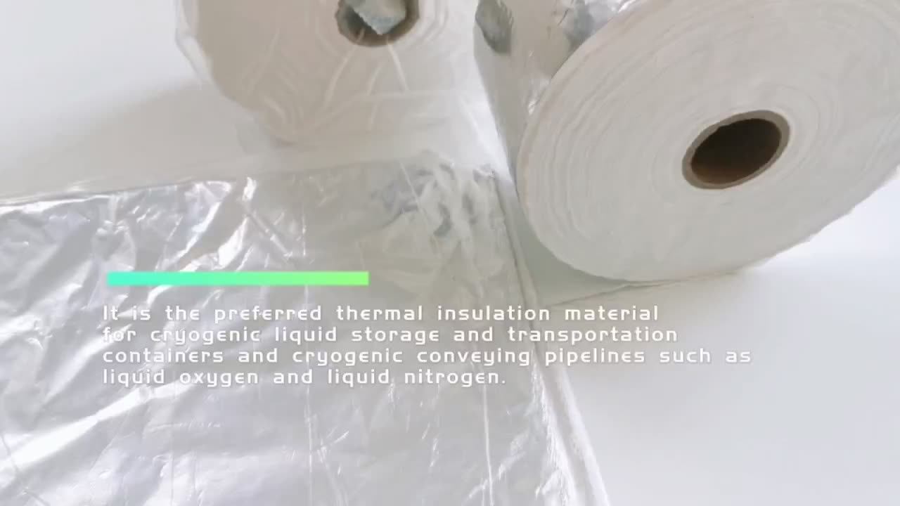 Multi-layered Reflective Films Cryogenic Insulation Paper Aluminum Foil ...