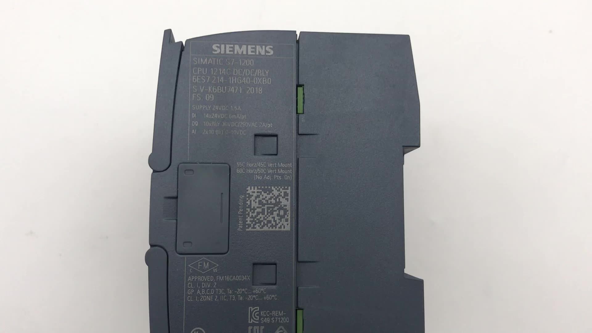 Contrôleur Programmable Siemens S7 1200 S7-1200 Plc Cpu Compact 1214c ...