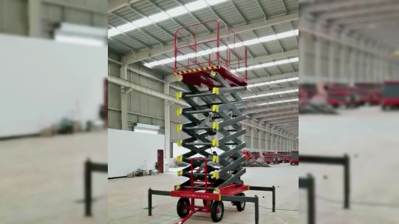 Drivable Electric Industrial Lightweight Self-propelled Mobile Scissor ...