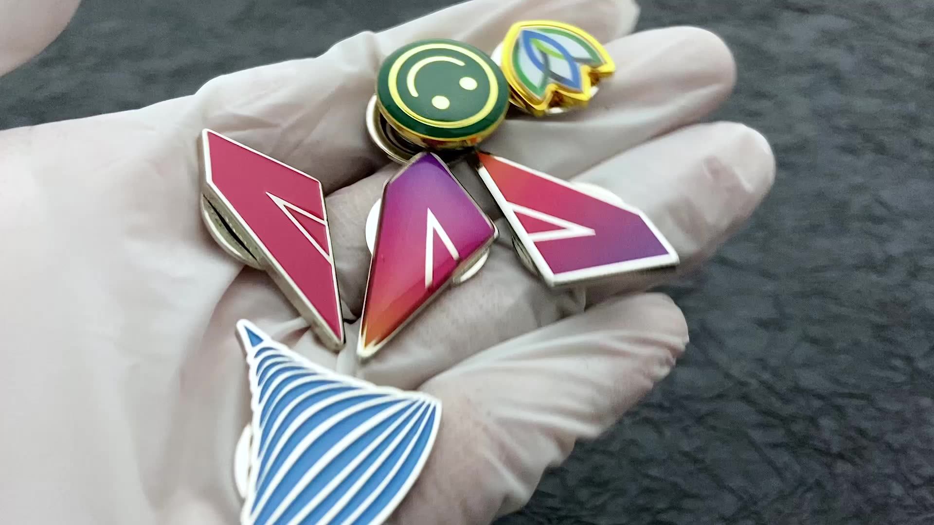 Personalized Company Logo Enterprise Metal Badges Brooches Women Men ...