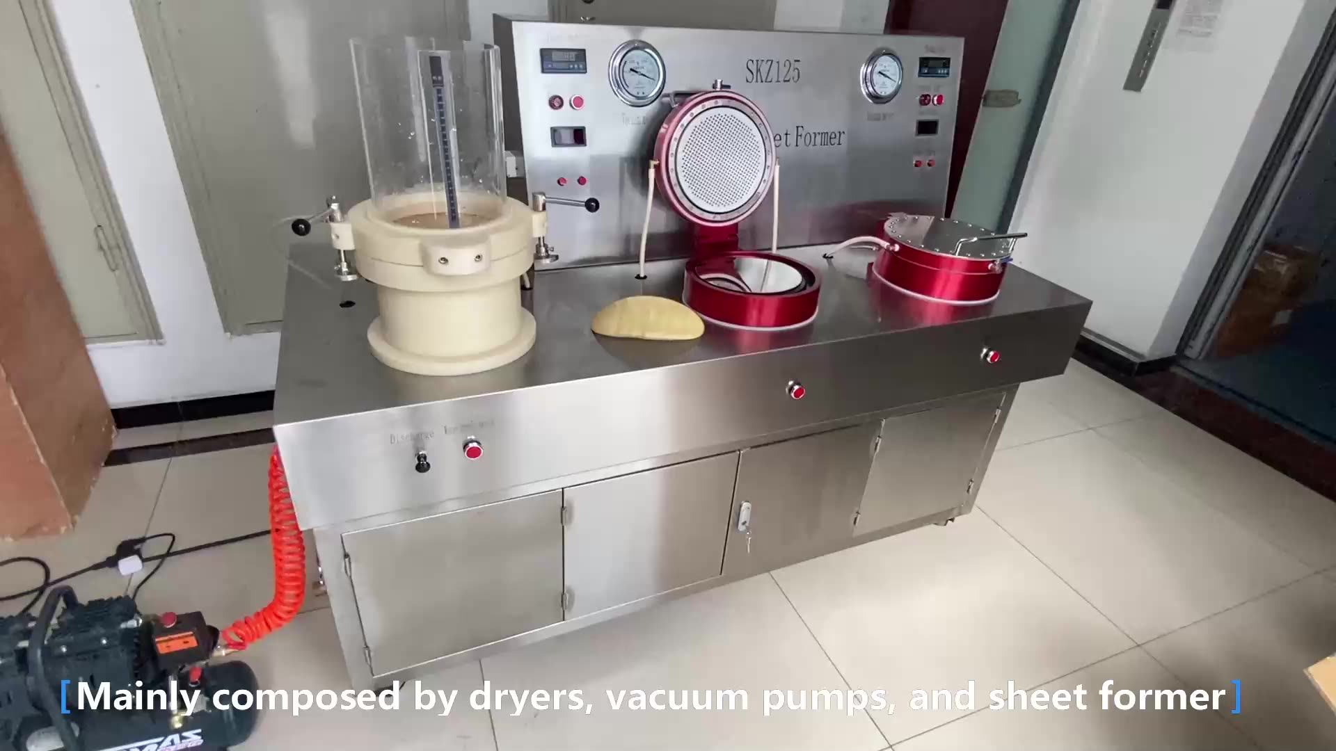 Skz125 Paper Making Rapid-kothen Automatic Sheet Forming Tester Machine ...