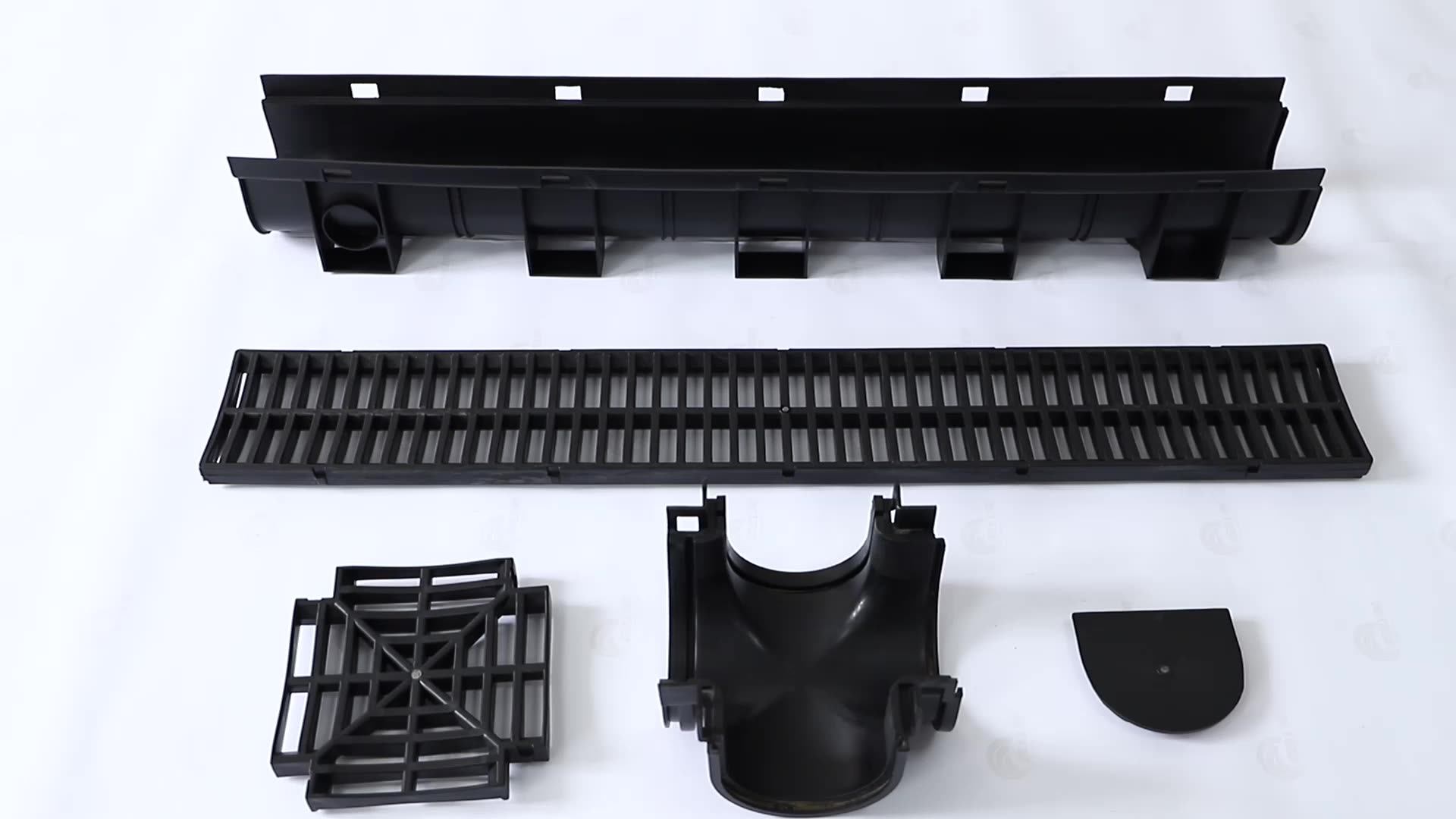 Trench Cover Drain Channel Grate Sewer Outdoor Drain Driveway Channel ...