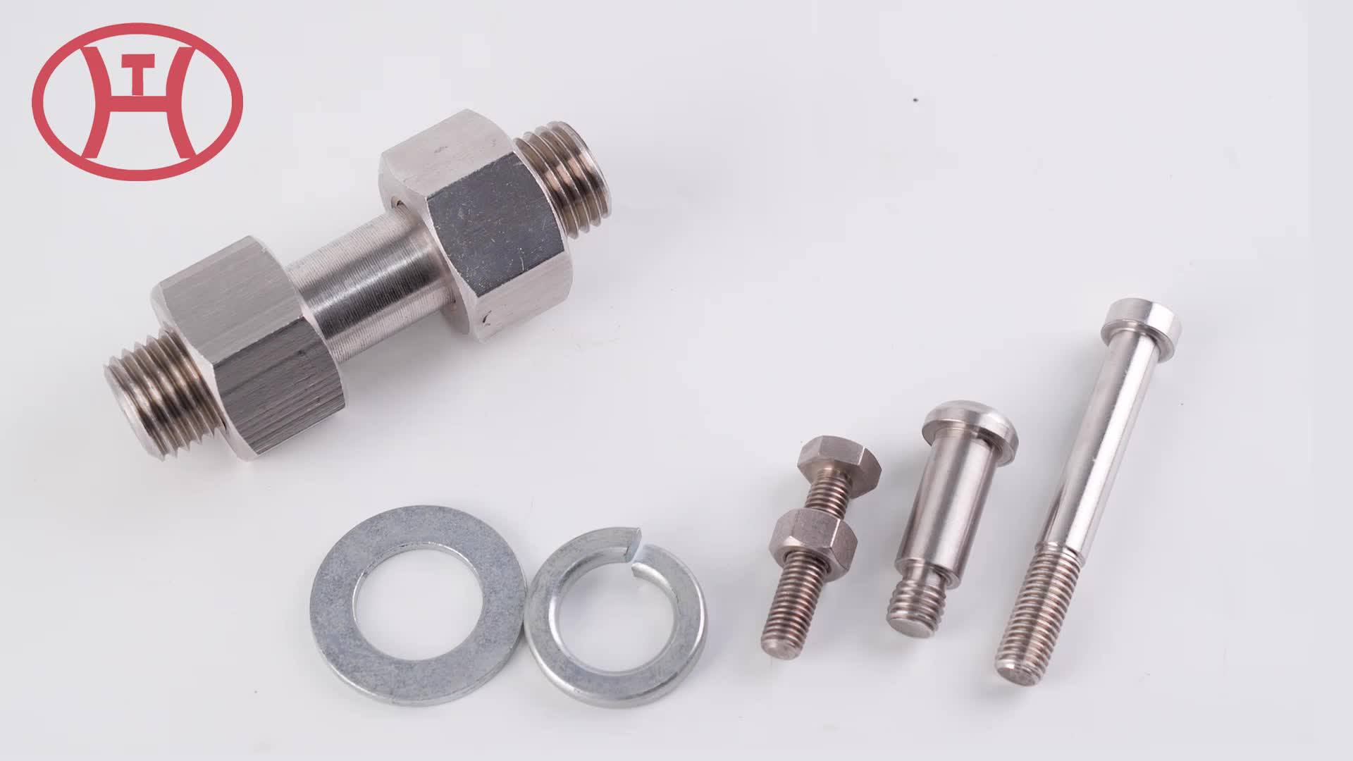 Stud Bolt Astm A193 Grade B7 With Astm A194 2h Hex Head Nut 7/8" X 5 1/ ...