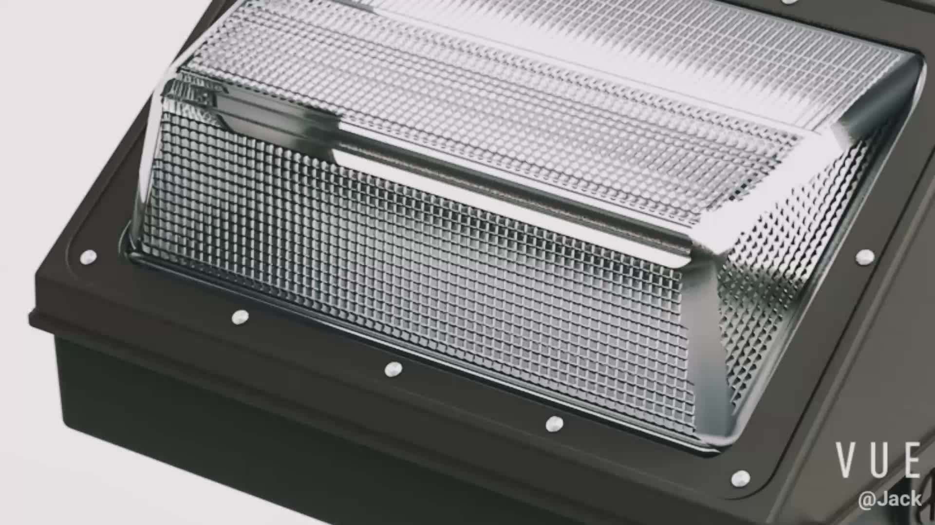 Intertek Etl Dlc4.4 30w 50w 80w 120w Led Wall Pack Light 120lm/w ...