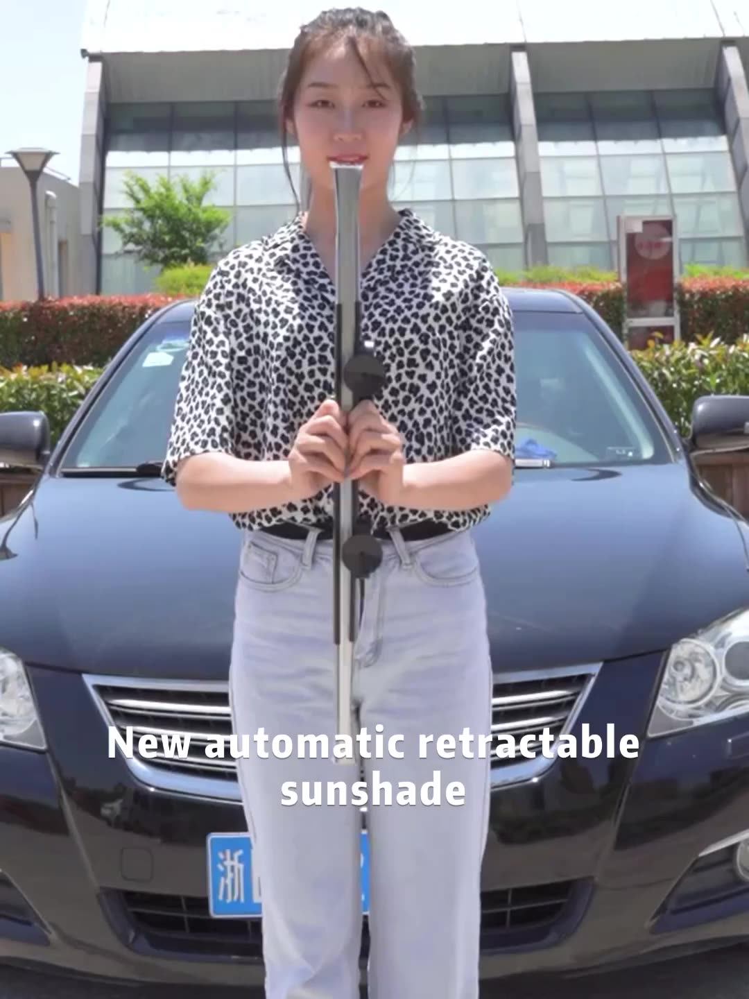 Hot Summer Heat Uv Sun Proof Front Windshield Shade Retractable Car ...