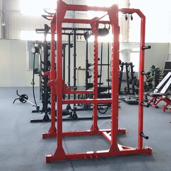 Commercial And Stable Exercise Trainer Power Half Rack Fitness Gym ...