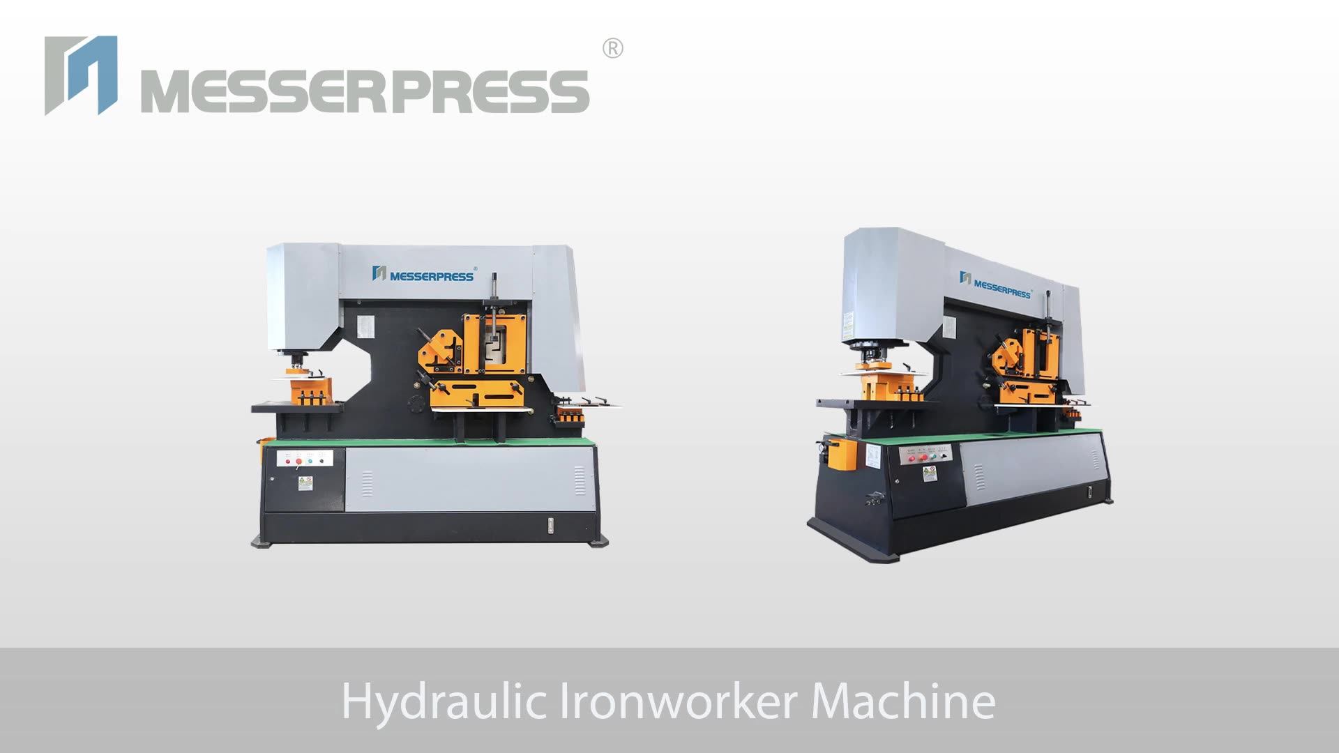 Automatic Metal Sheet Ironworker Stainless Hydraulic Press Square Angle Steel Hydraulic ...