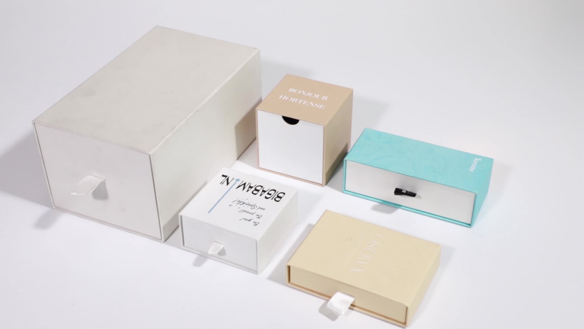 Boîte Coulissante De Luxe De Carton Rigide Dur D'impression ...