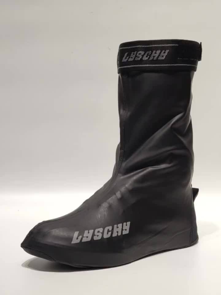 Reflective Reusable Waterproof Motorcycle Shoe Cover Outdoor Antislip ...