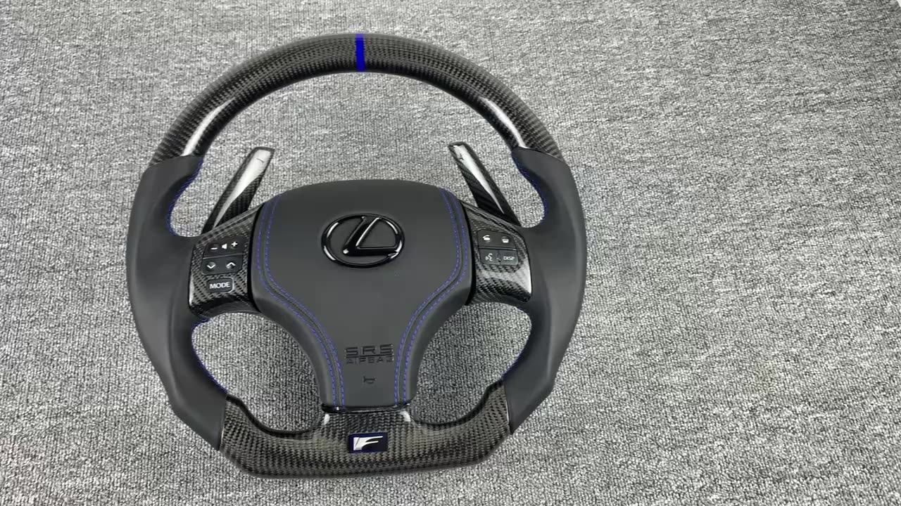 For Lexus Carbon Fiber Steering Wheel Isf Rcf Nx Lc Rx Ct200 350 300 F ...