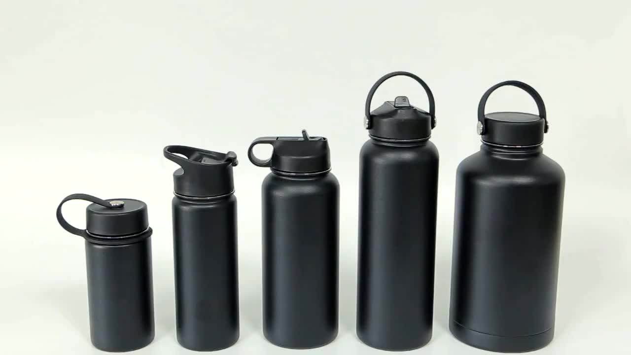 Thermos Flask With Protective Soft Silicone Water Bottle Flex Boot ...