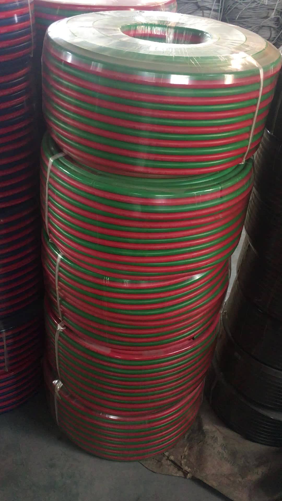 2023 Year Red And Green Color Oxygen Acetylene Rubber Gas Hose Pipe ...