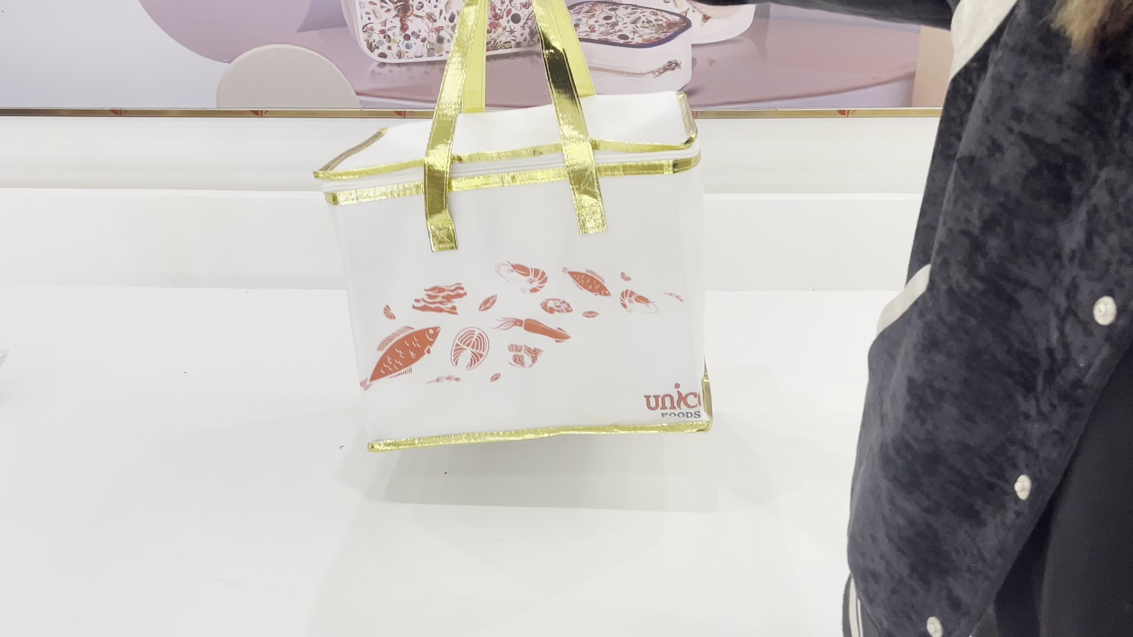 Grocery Food Delivery Extra Large Non Woven Insulated Tote Food Bag ...