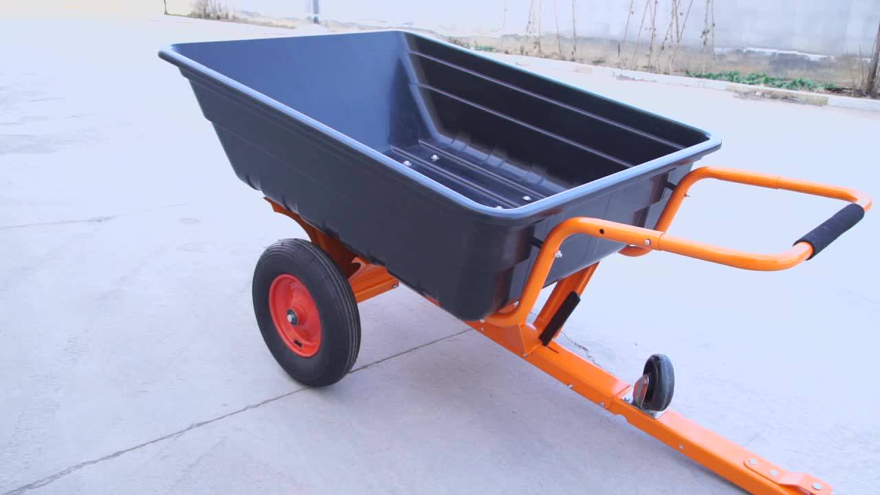 300l New Hdpe Material Poly Tray Garden Cart Garden Rubbish Storage ...