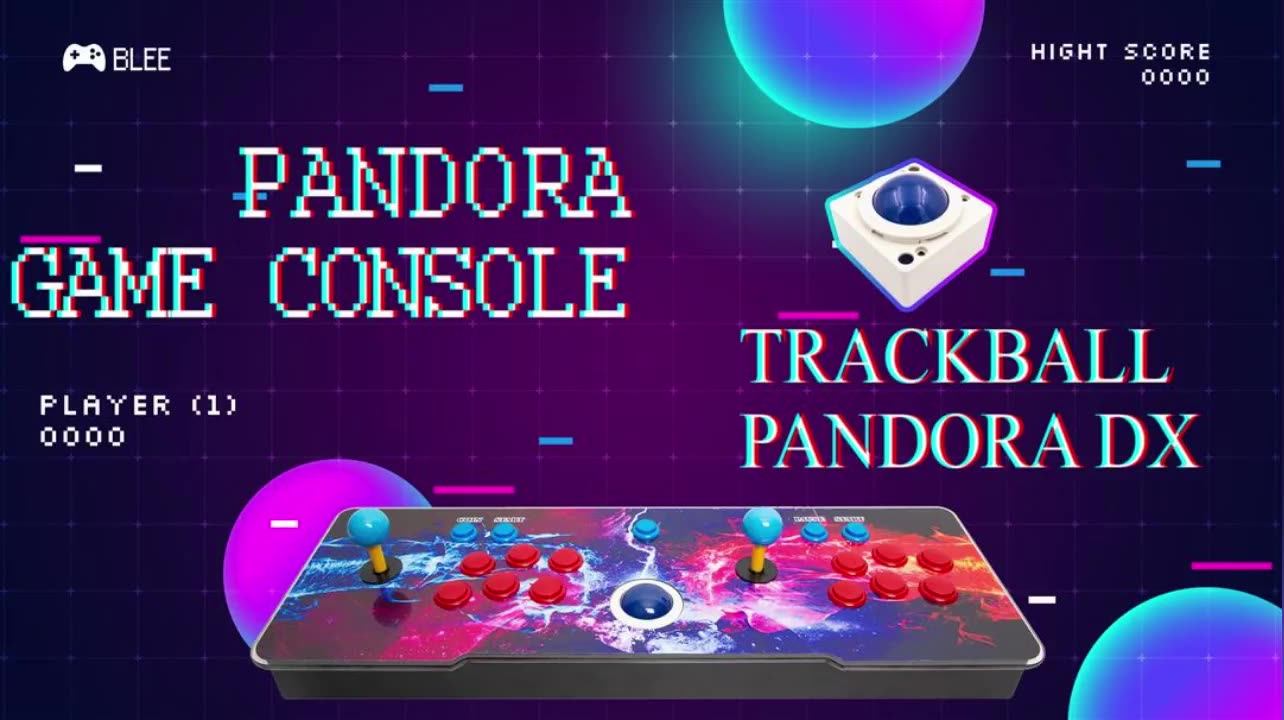 Track Ball Arcade Box Console 3000/516 In 1 Games Vertical Horizontal ...