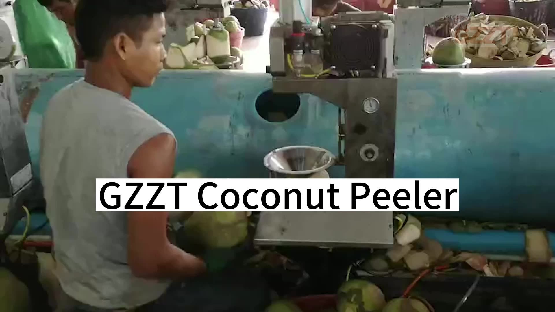 Pelador De Coco Electric Full Automatic Fresh Green Young Coconut ...