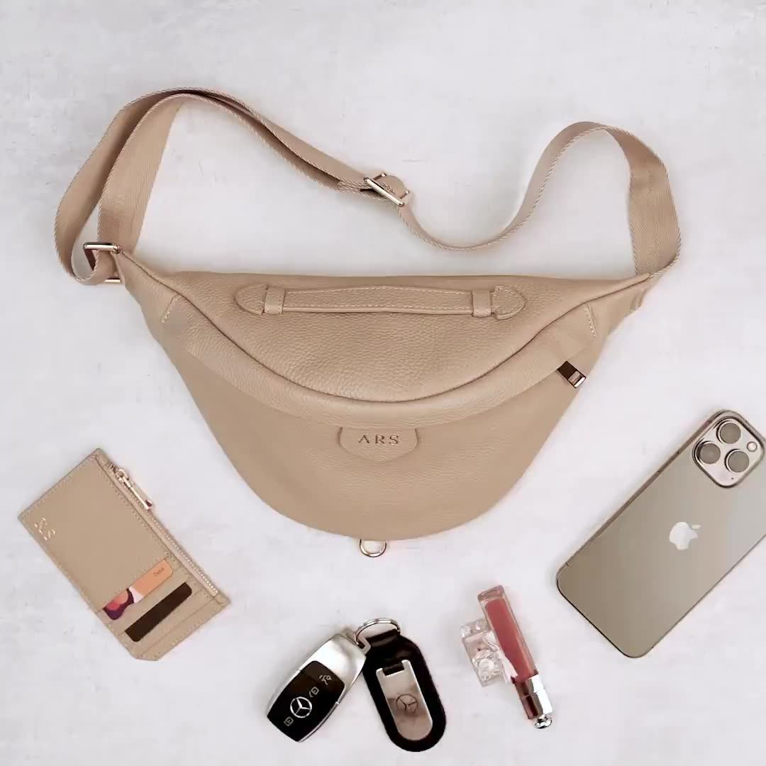 Wholesale Custom Belly Bag Suede Leather Bum Bags Women Fanny Pack ...