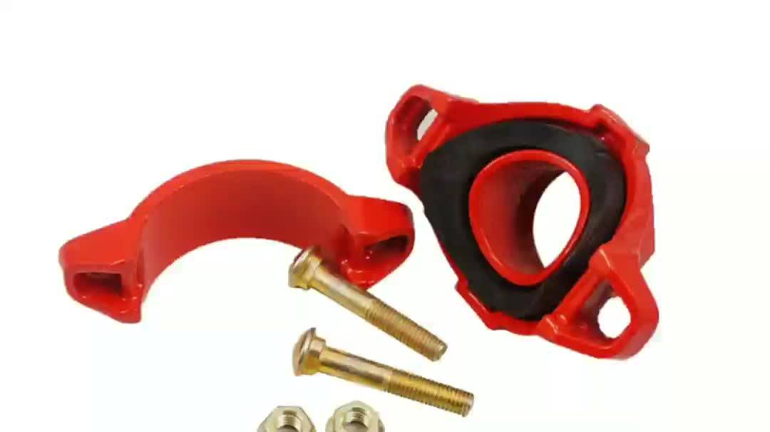 Ul Approval Grooved Mechanical Tee Pipe Fittings Grooved Tee U-bolt ...