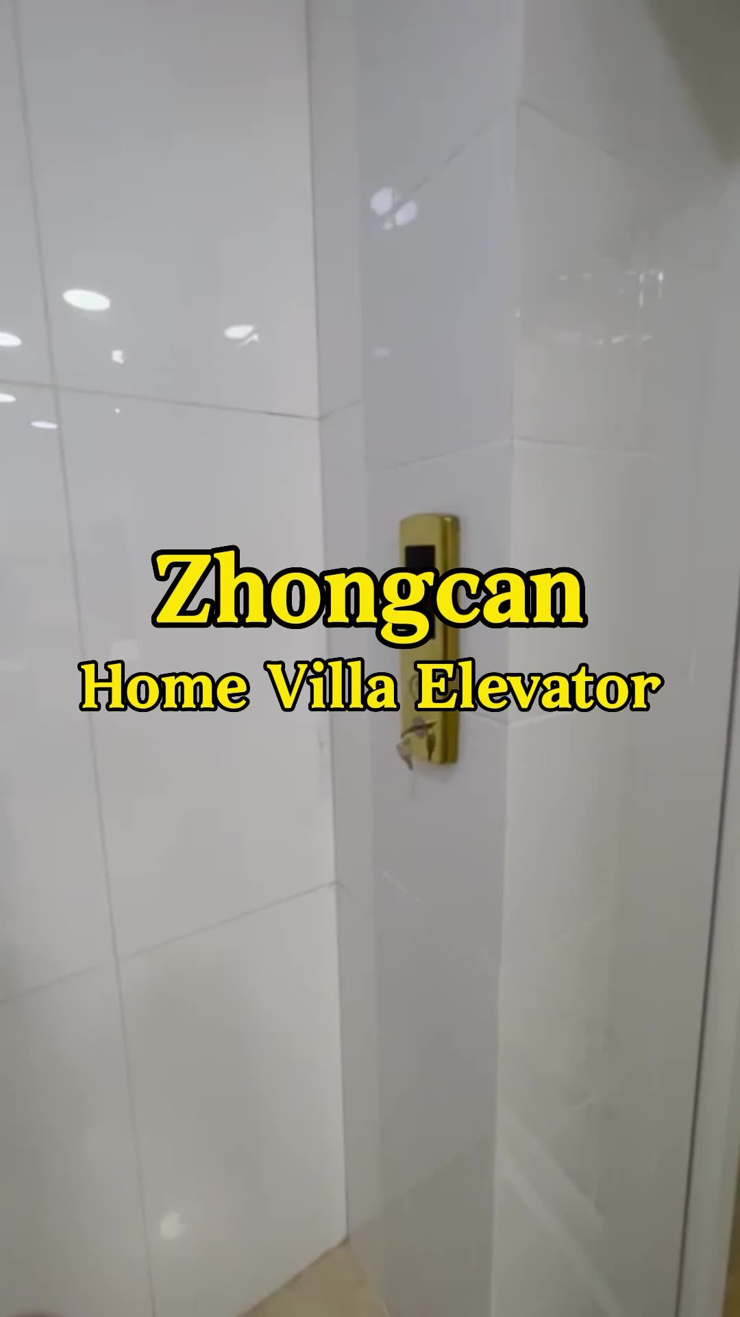 Household Villa Glass Small Home Elevator/2 Person House Passenger Residential Lift Small ...