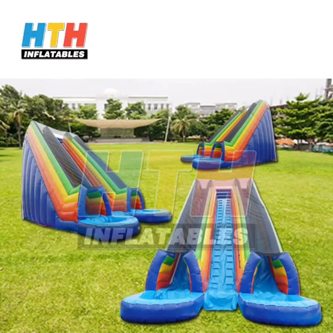 Home Backyard Kids Aqua Amusement Park Equipment Slide Portable ...