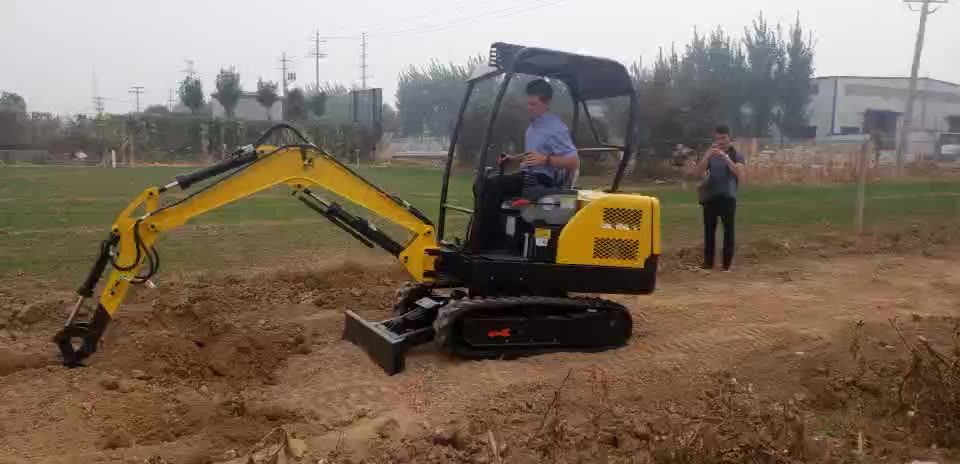 New 2.0 Ton Operating Weight Mini Digger Excav Mini Crawler Excavator ...