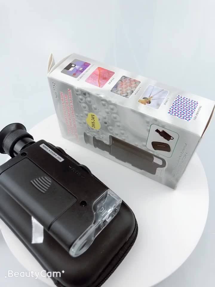 200x -240x Led Uv Light Pocket Microscope - Buy Portable Microscope ...