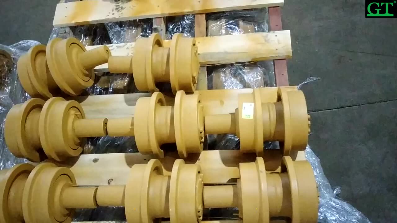 Heavy Duty Bulldozer Rubber Track Chain Top Carrier Roller 8p6256 D3 D4 ...