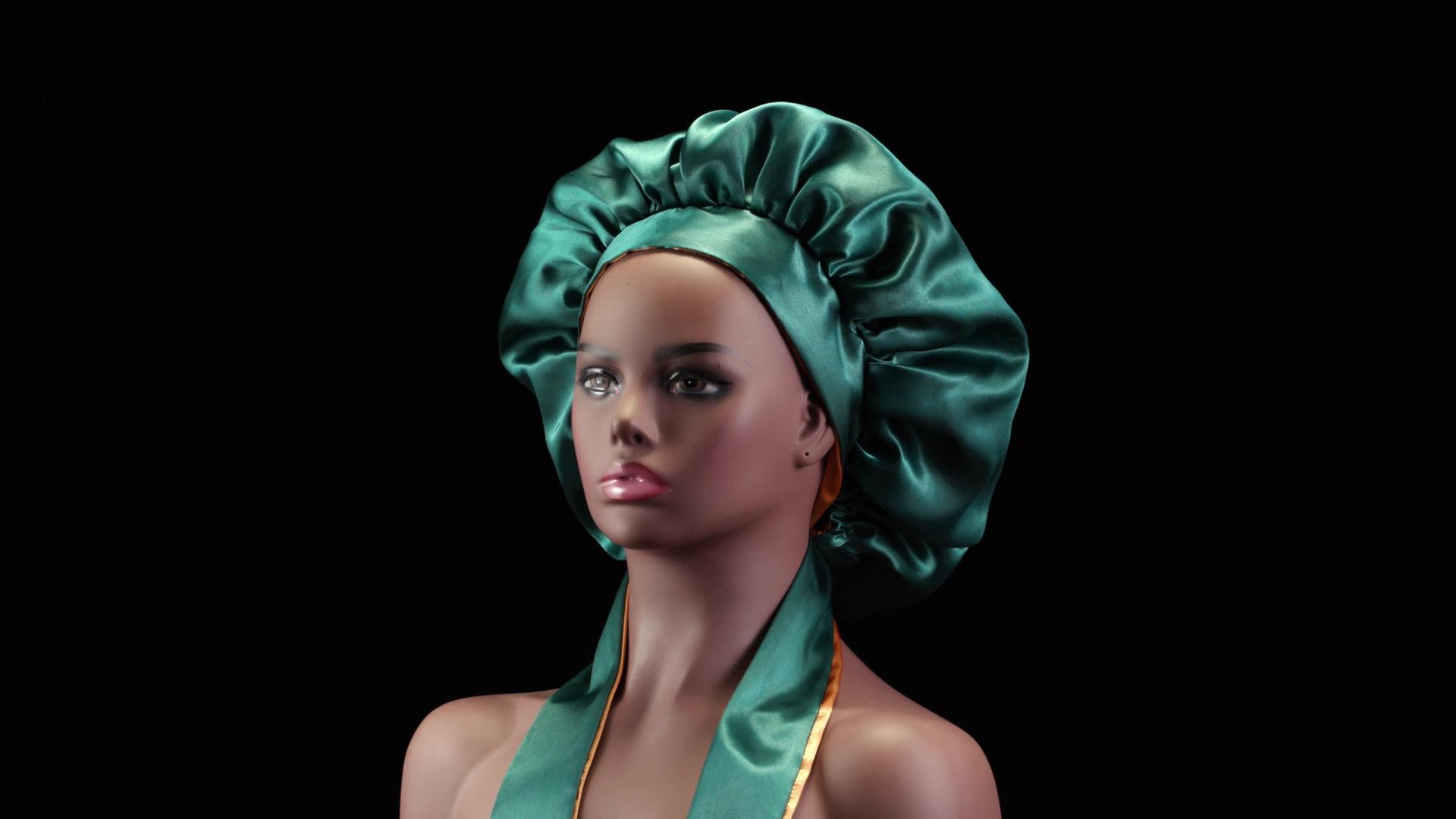 Custom Reversible Silk Bonnet Satin Bonnets And Satin Hair Wraps With ...
