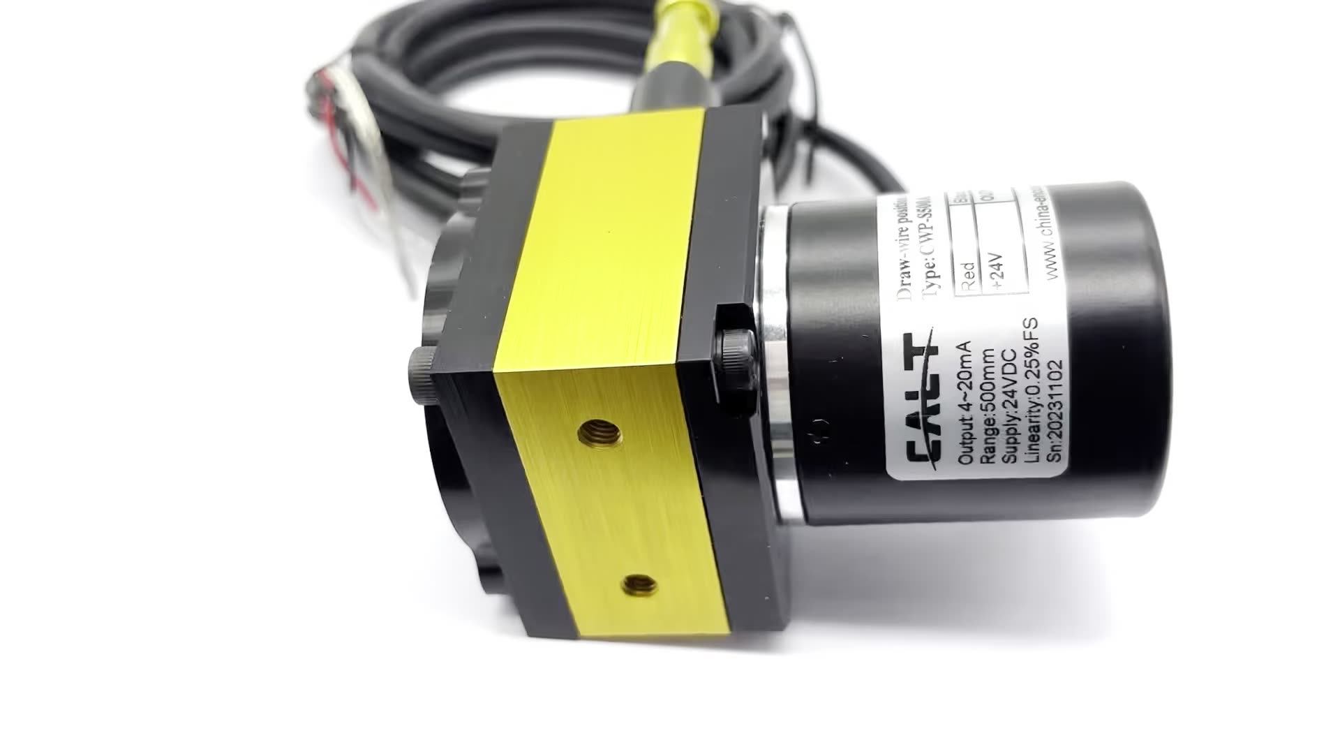 500mm 1000mm Measuring Range Draw-wire Encoder Displacement Rope Sensor ...