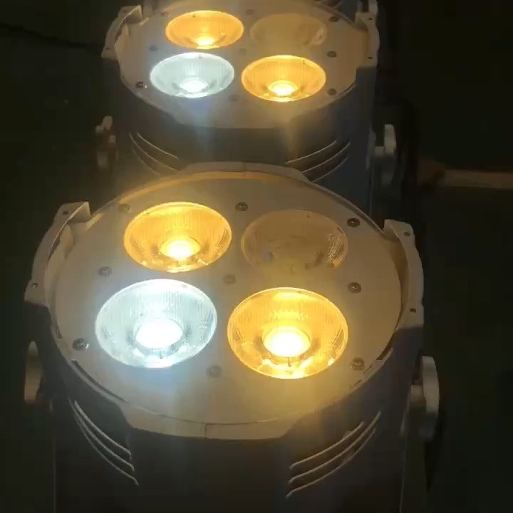 4x50w Warm White Cool White 2in1 200w Cob Led Par Wash Stage Studio Dmx ...