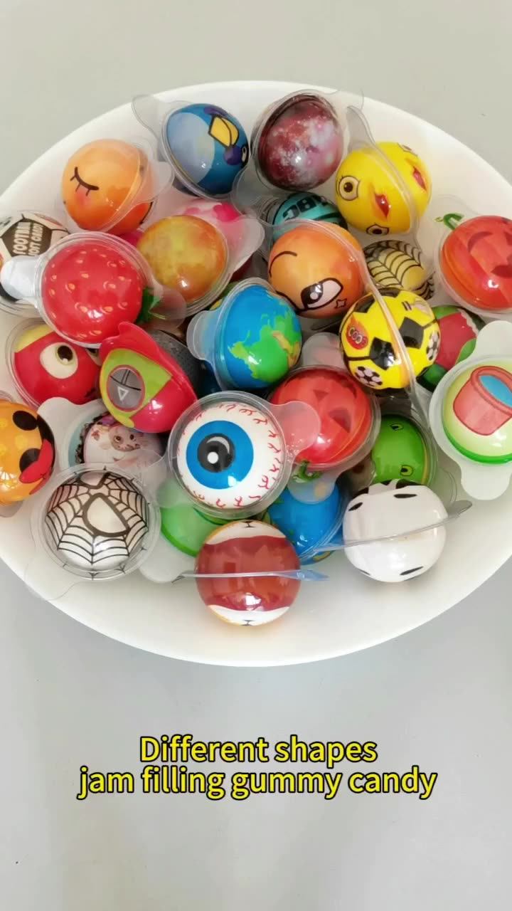 Novelty Assorted Candy Individually Wrapped Fruits 4d Jelly Filled ...