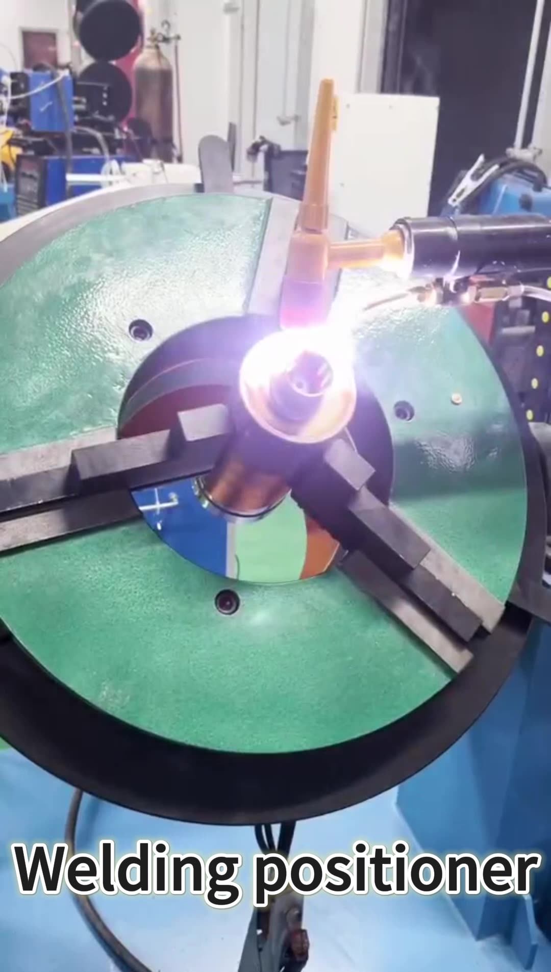 300mm Chuck Welding Rotating Table Pipe Positioner 50kg With Torch ...