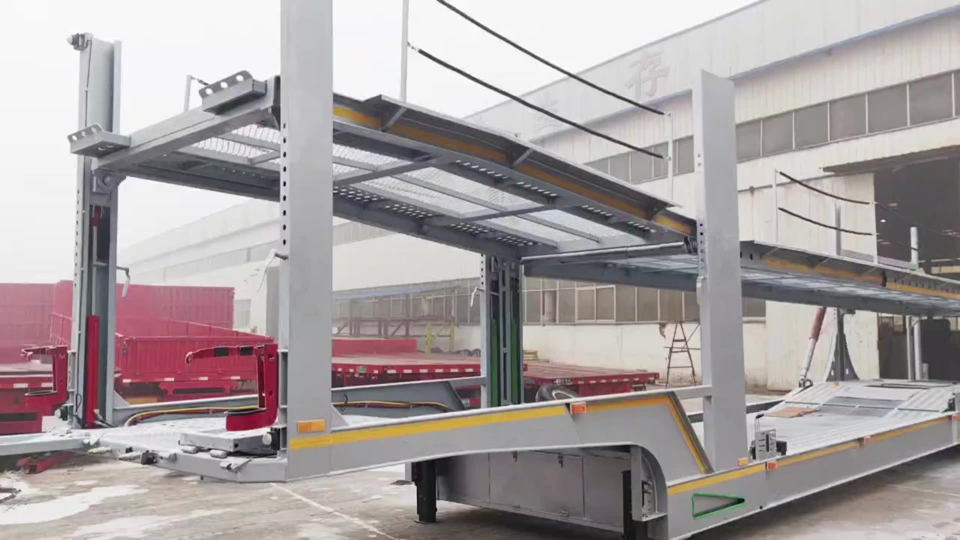 Benhong Double Deck Car Carrier Trailer Tow Dolly Enclosed Car Trailer ...
