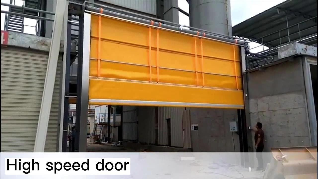 Auto Stacking Roller Shutter High Speed Pvc Door Auto Sensing Lift Door ...