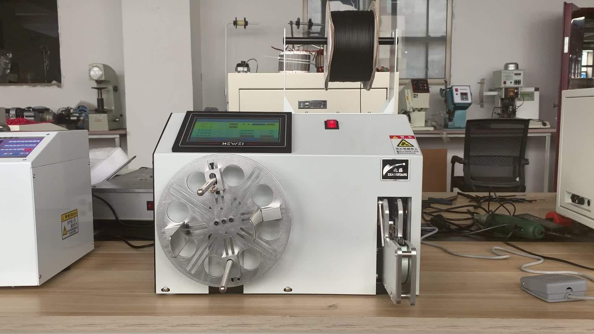 Automatic Electric Wire Tying Winding Cable Bundling Machine - Buy ...