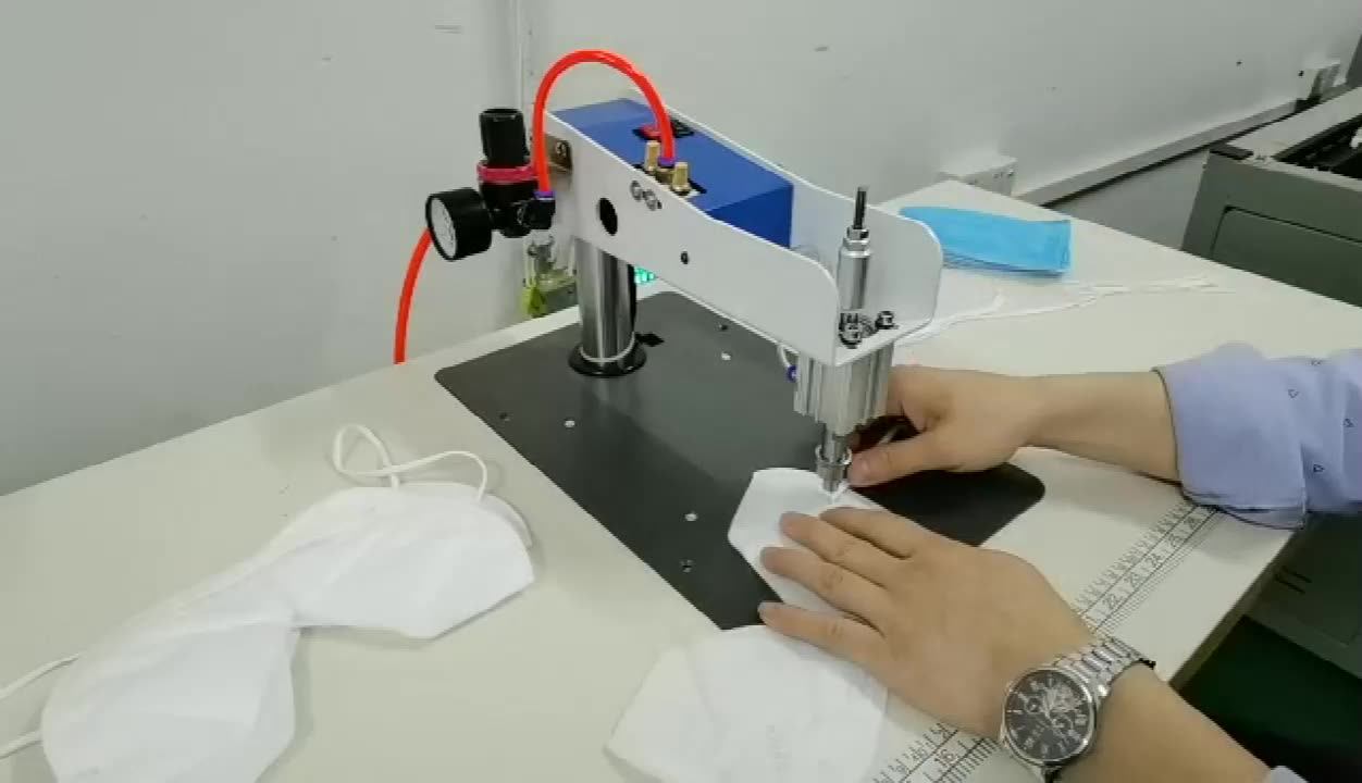 Non Woven Bag Seaming Welding Equipments Ultrasonic Lace Sewing Machine ...