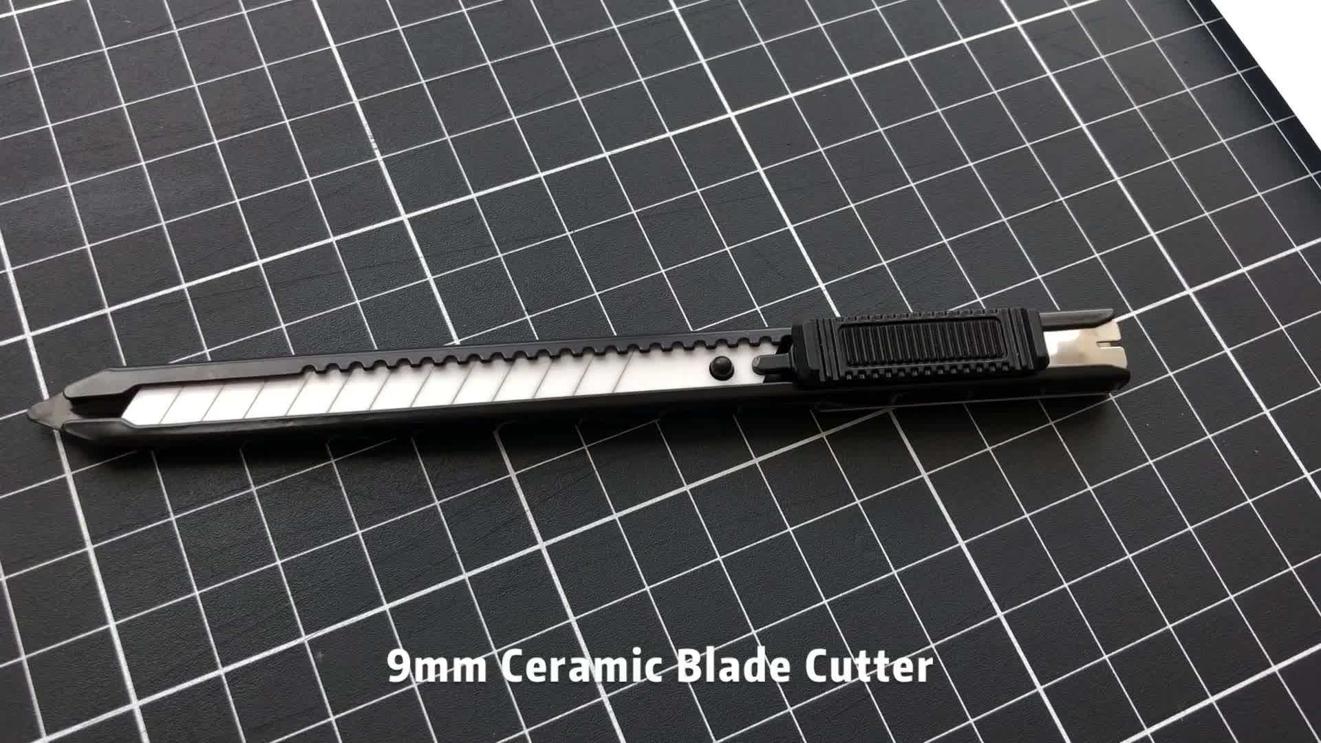 Muilti Function Automatic Lock 9mm Snap Off Ceramic Blade Knife - Buy ...