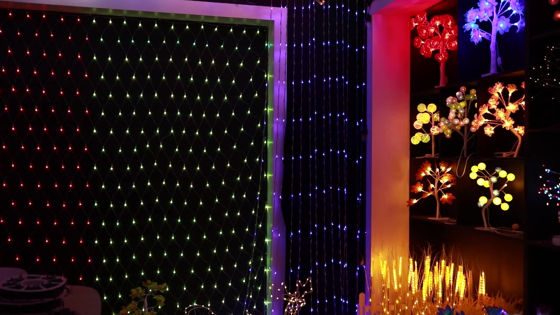 Led Tree Light Table Top Lighted Christmas Tree Copper 108l Copper Wire ...