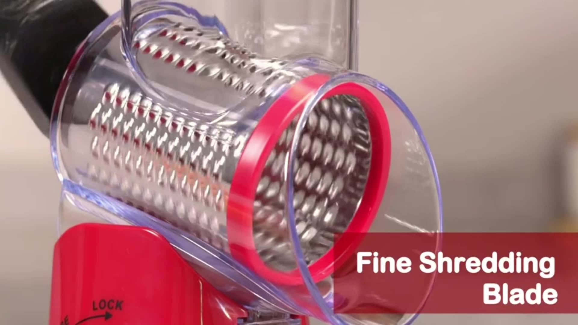 Manual Rotary Cheese Grater Round Tumbling Box Shredder Drum ...