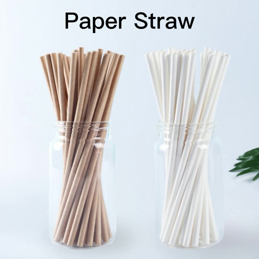 Biodegradable Independent Packaging Straw Disposable Coffee Milk Tea