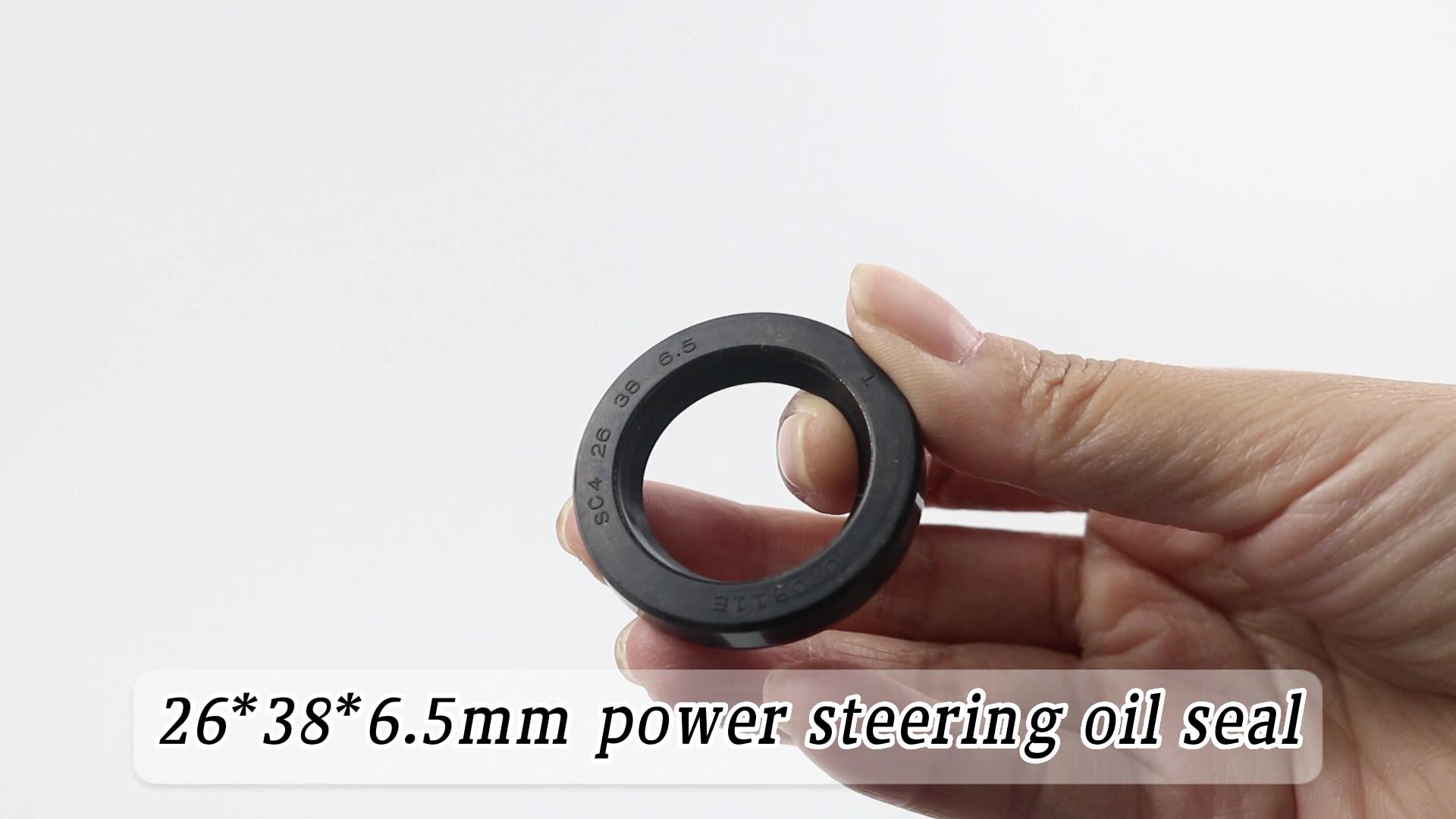 Double Lips Crankshaft Oil Seal Power Steering Oil Seal Various Size Automotive Transmission ...