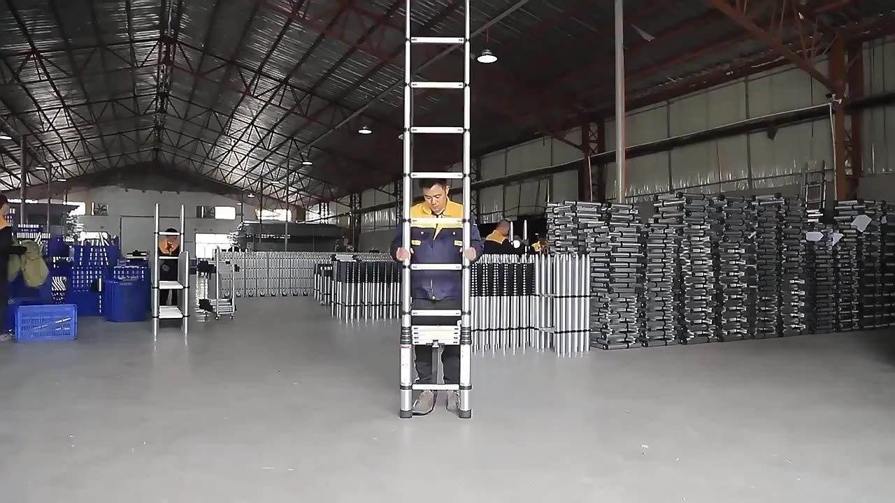 Telescopic Manual Telescopische Ladder Escalera Telescopic Plegable ...