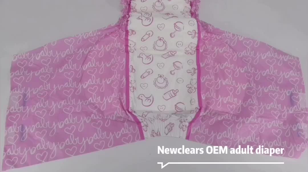 Women Wearing Diapers Adult Diapers Printed Oversized Baby Girls In ...