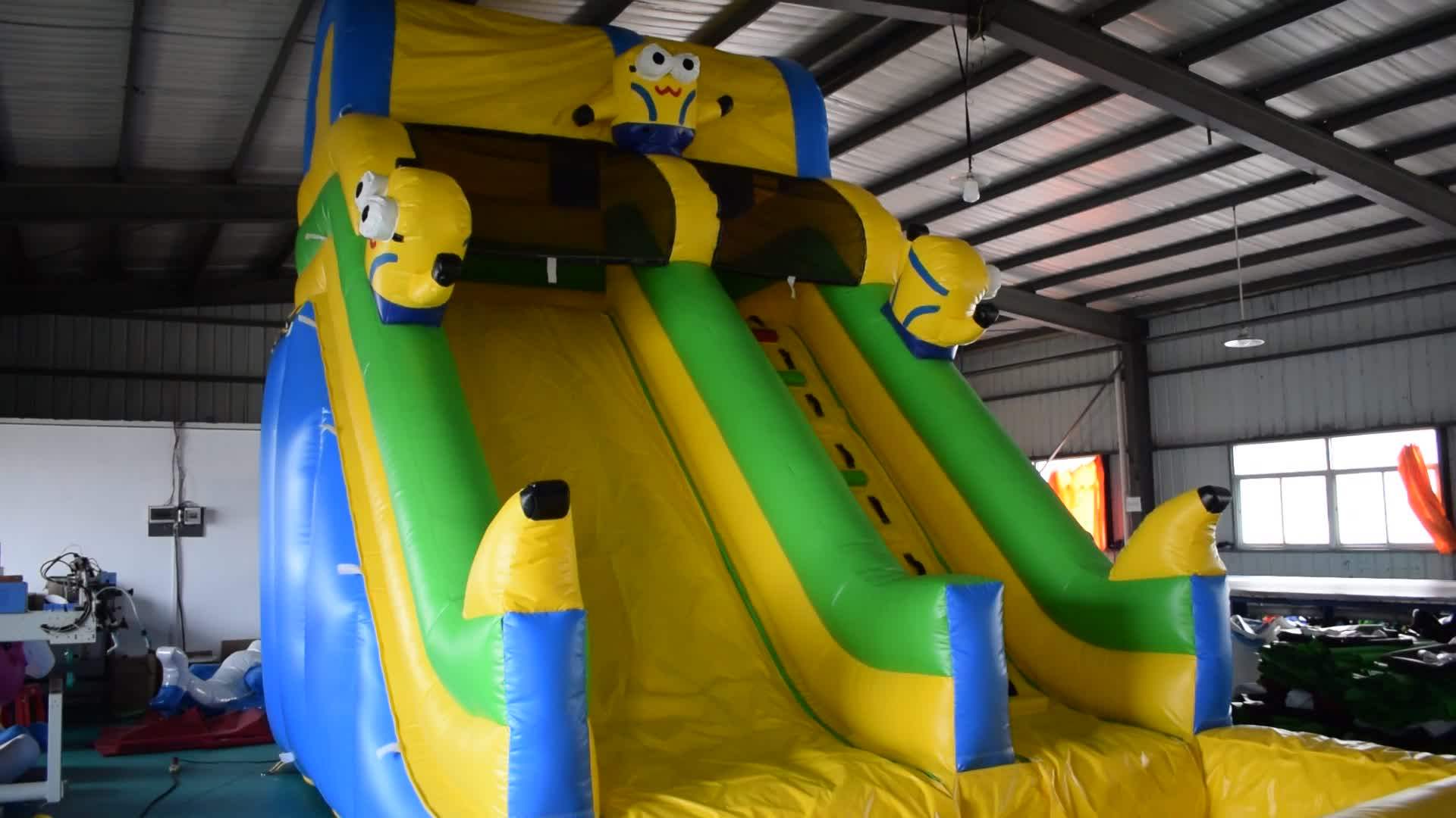 2019 Hot Adult Children Inflatable Water Slide 0.55mm Pvc Tarpaulin ...