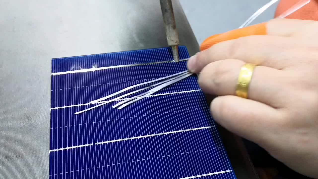 High Purity Oxygen Free Copper 0.15*1.6 Mm Solar Panel Soldering Cell ...