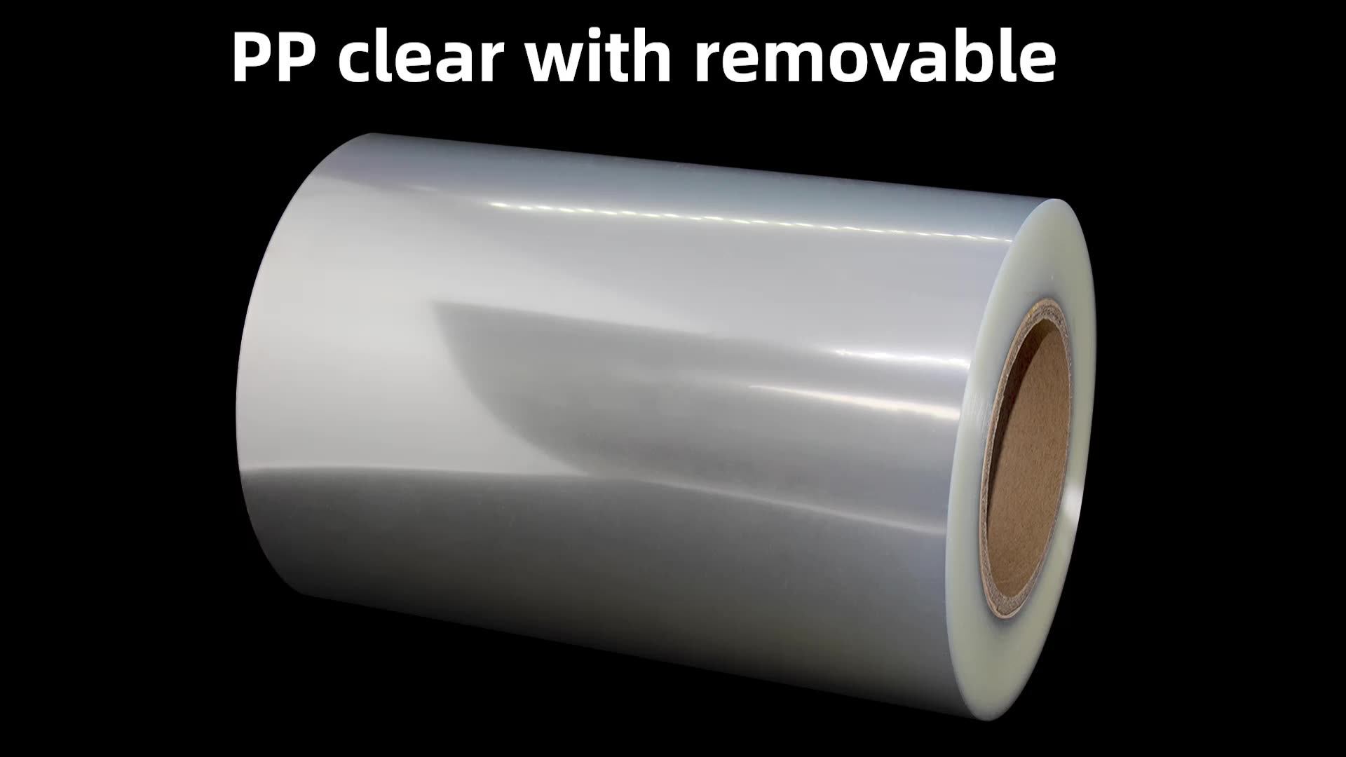 Pp Clear Facestock Transparent Liner Film Self Adhesive Polyethylene Pp ...