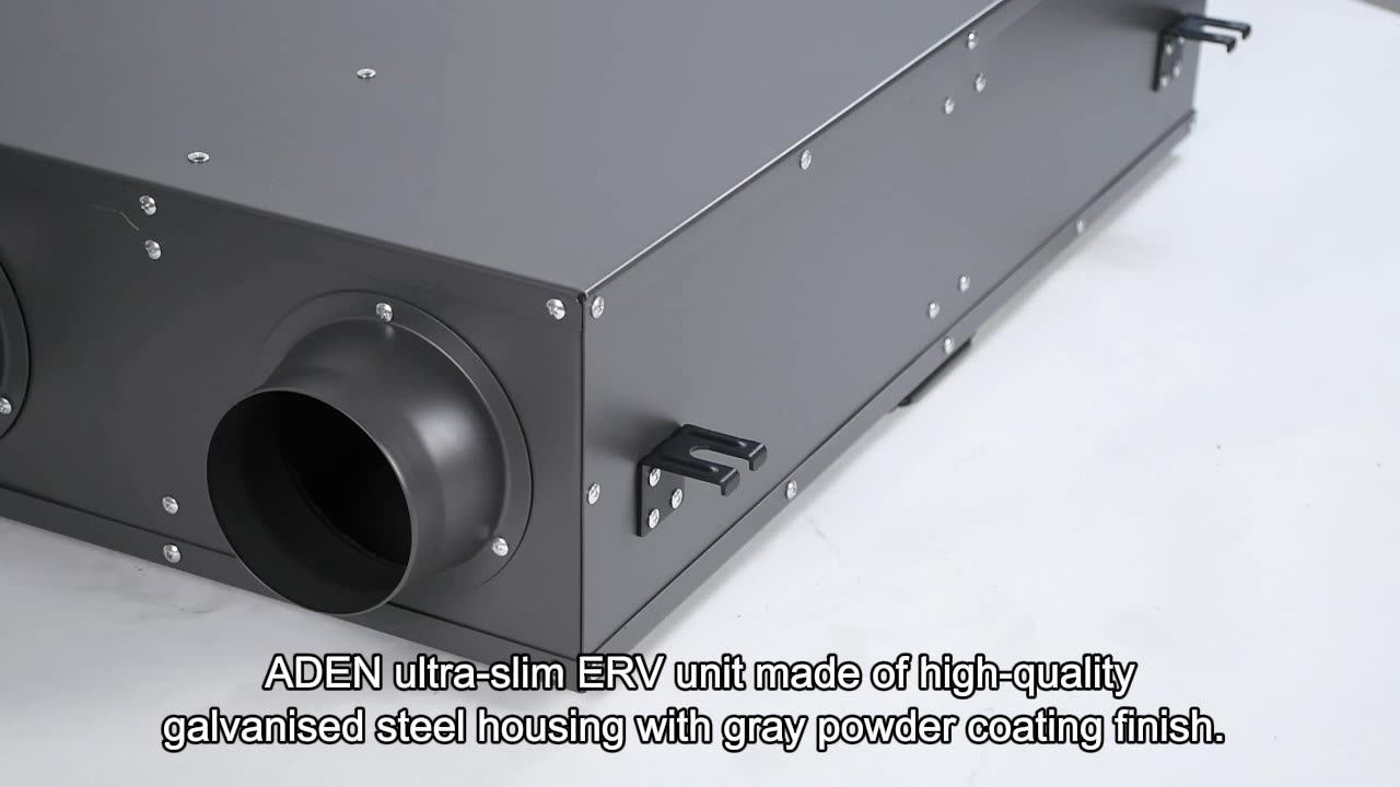 Fresh Air Supply Stainless Steel Erv Hrv Two-way Ventilation System ...